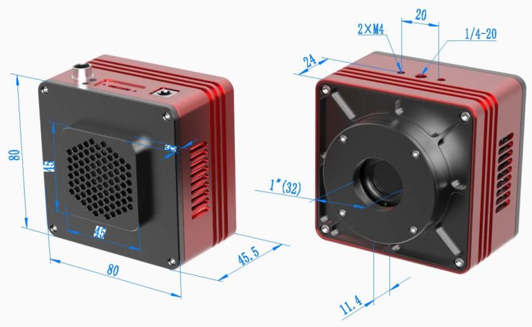 1280 x 1024 TE-Cooled Sony IMX990 based USB3.0 Camera - Scientific ...