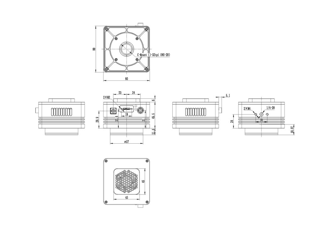 1280 x 1024 TE-Cooled Sony IMX990 based USB3.0 Camera - Scientific ...
